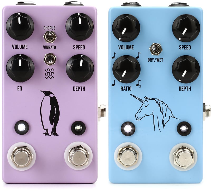 JHS Emperor V2 Chorus / Vibrato Pedal with Tap Tempo Bundle | Reverb