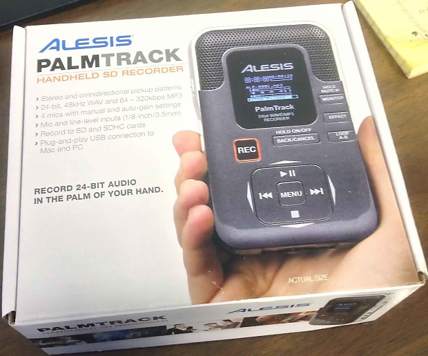 Alesis PalmTrack Handheld SD Recorder With Four-Capsule Mic | Reverb