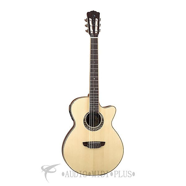 Luna Muse Nylon Strings Acoustic Electric Guitar Natural - | Reverb