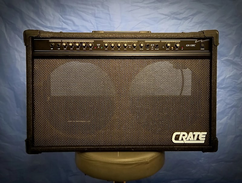 Crate GFX-130C 210 Combo Amplifier with footswitch on casters | Reverb