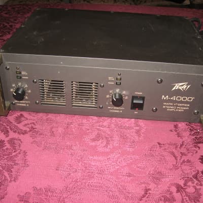 Peavey M4000 Stereo Power Amp with Builtin Active Crossover | Reverb