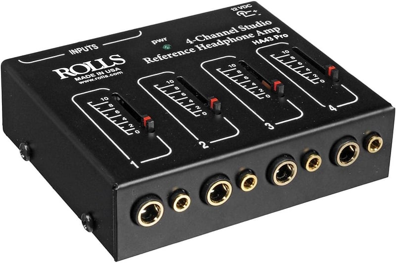 Rolls HA43 Pro 4-Channel Headphone Amplifier | Reverb