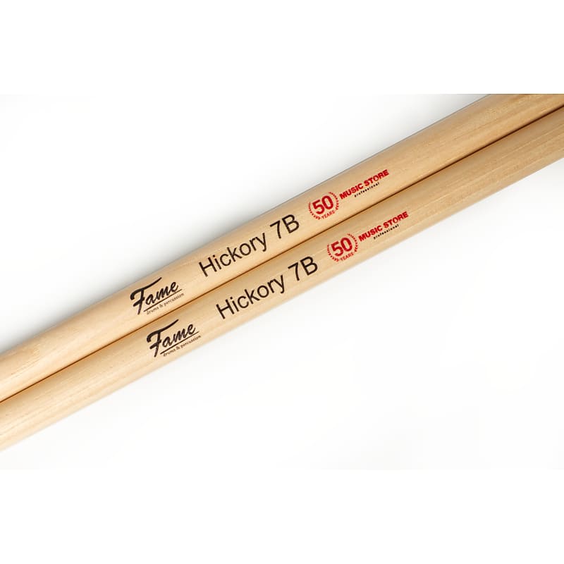 Fame 7B Hickory 50th Anniversary Sticks - Drumsticks | Reverb