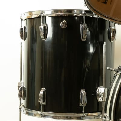 1970s Ludwig Big Beat Black Cortex Drum Set | Reverb