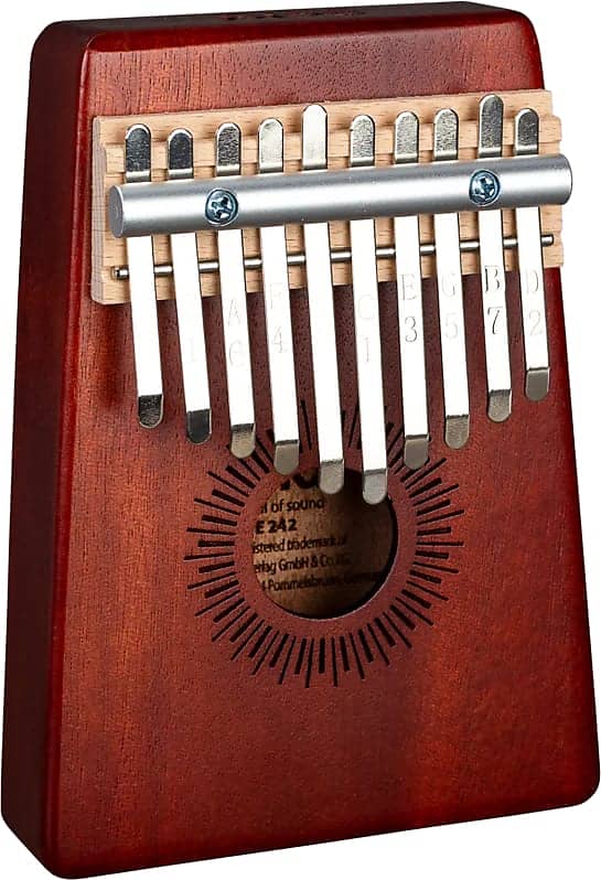 Sela Kalimba 10 Key Red | Reverb