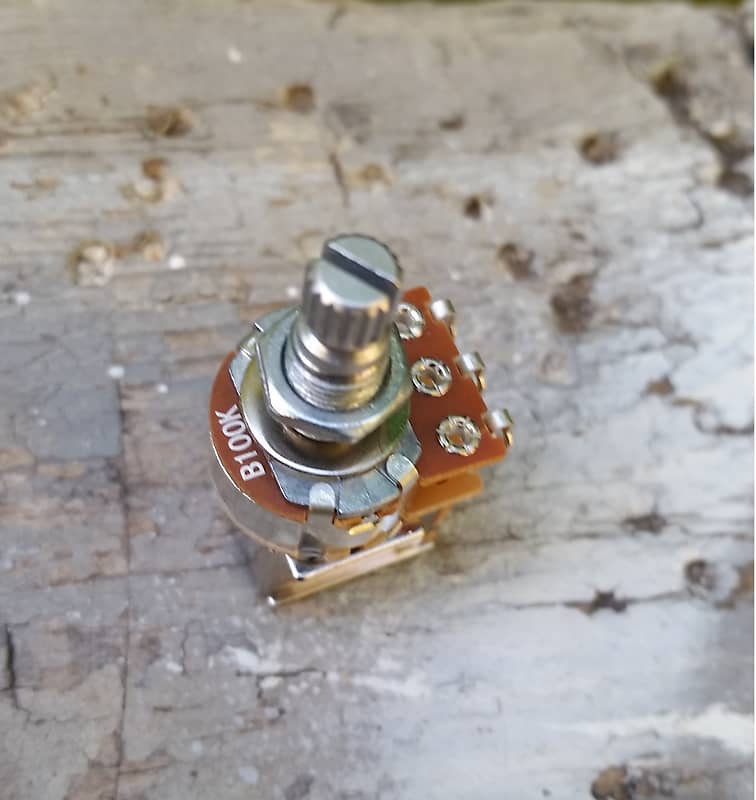Guitar 100K Volume / Tone potentiometer w/ DPDT Push Pull | Reverb
