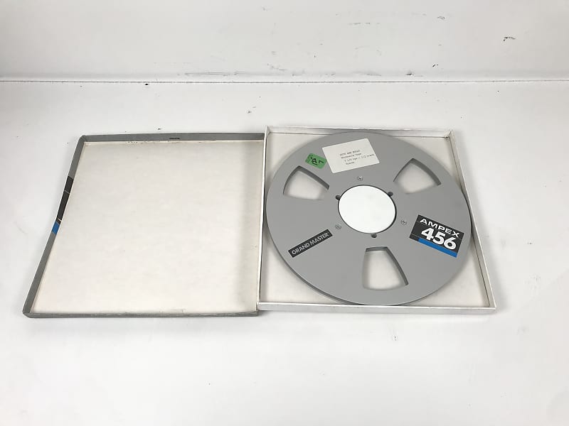 Ampex 1/4” 10.5" 456 Grand Master Reel to Reel Tape | Reverb