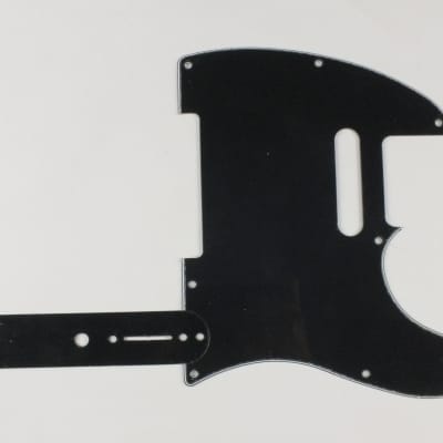 Telecaster Scratch Plate & Control Plate SET Black BWB 3 ply | Reverb