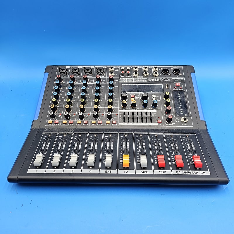 Pyle PMXU67BT 6 Channel Bluetooth Studio Mixer | Reverb