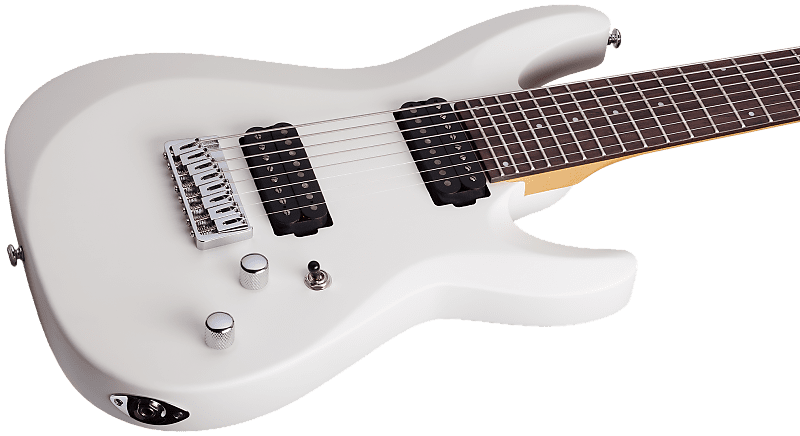 SCHECTER E-Gitarre, C-8 Deluxe, Satin White | Reverb Canada