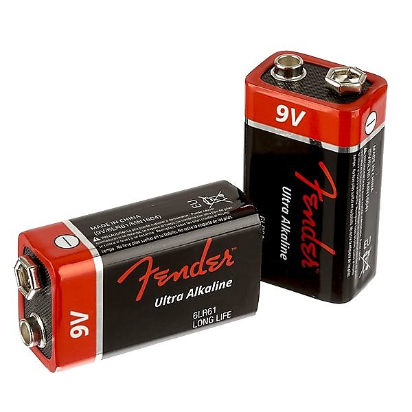 Fender Performance 9V Battery, Two Pack 2016 | Reverb France