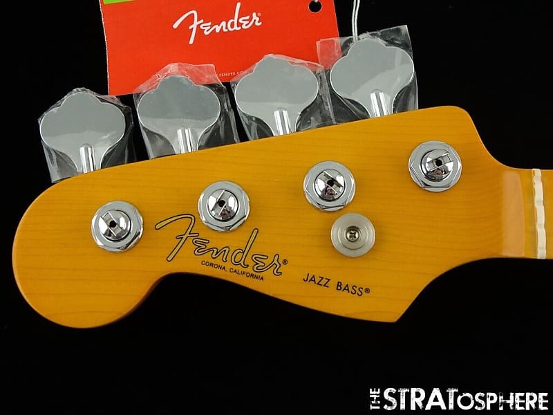 LEFTY Fender American Professional II Jazz Bass NECK + TUNERS | Reverb