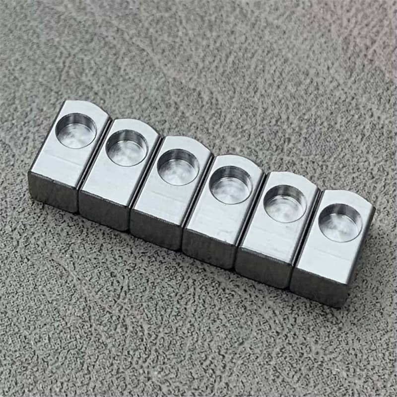 set of 6 Floyd Rose Titanium Alloy String Lock Insert Blocks | Reverb