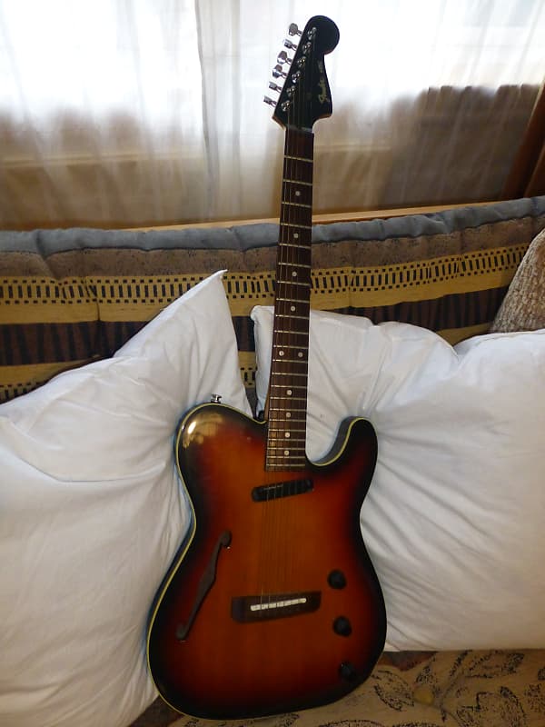 Fender Telecaster Thinline-HMT- Guitar 1990s JAPAN (VERY | Reverb