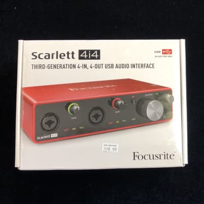 Focusrite Scarlett 4i4 3rd. gen 4-in. 4-out usb audio | Reverb