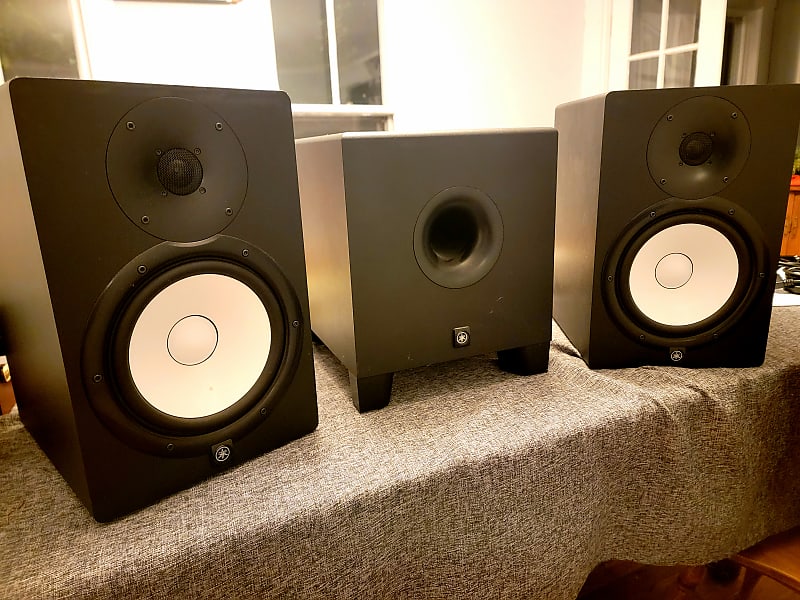Yamaha HS8 Pair and HS8S Subwoofer 2015 - Black | Reverb
