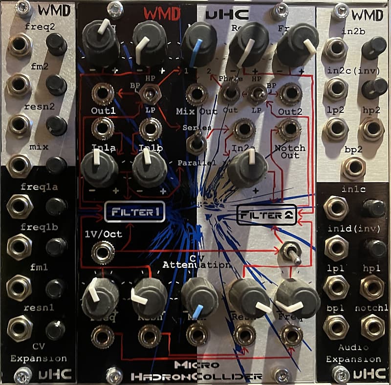 WMD Micro Hadron Collider 2010s - Black / Silver + Expanders | Reverb