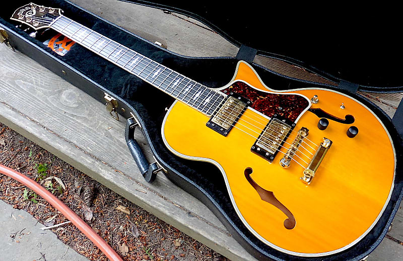 Guild Nightingale 1987 Amber/Natural 1 of 82 made OHSC Hans | Reverb