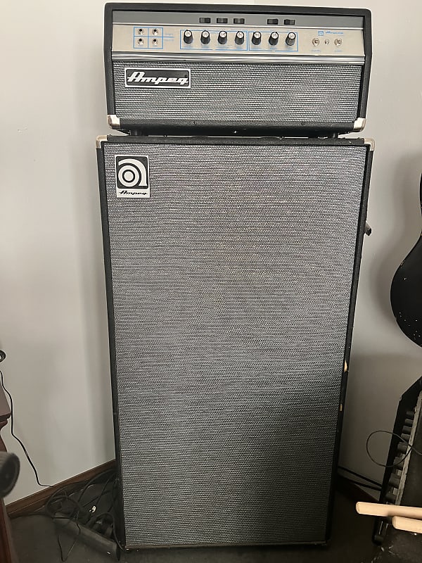 Ampeg SVT-VR 2000s Head + Ampeg 8x10 Cabinet | Reverb