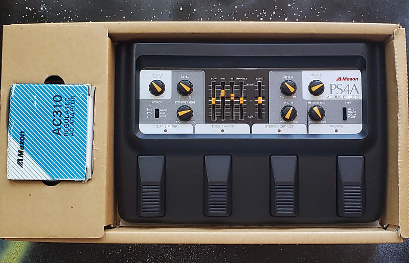 Rare Maxon PS4A (aka Ibanez PT4) Acoustic Effects Processor | Reverb