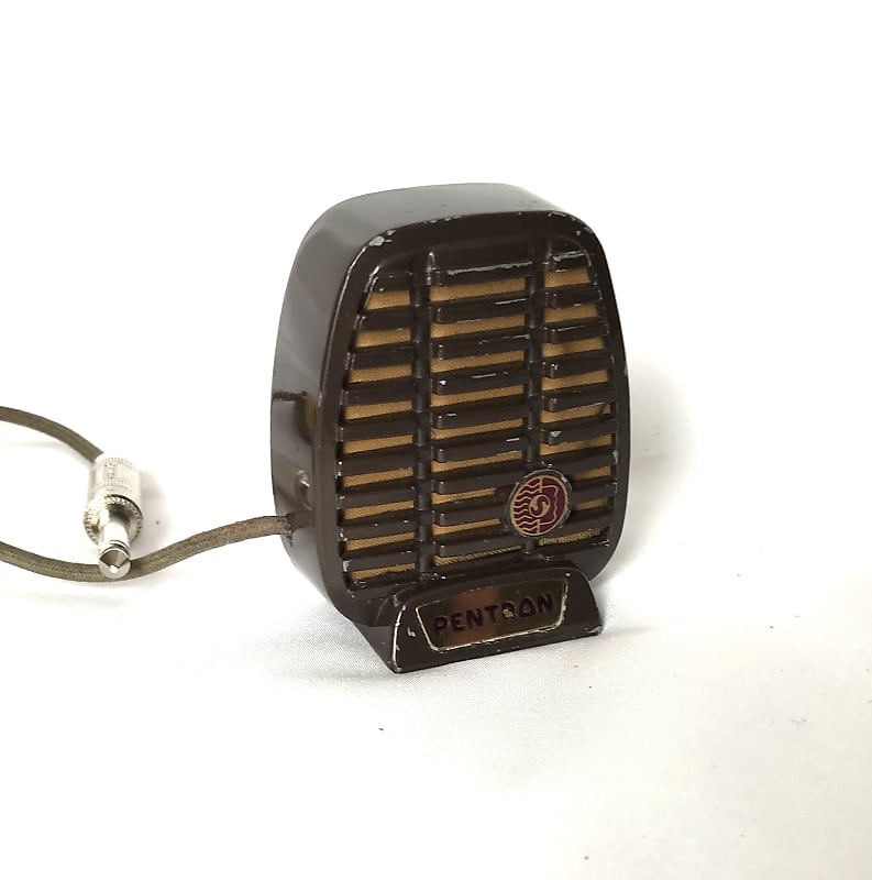 Vintage 1950's Pentron by Shure CX-80 Brown Finish HiZ | Reverb