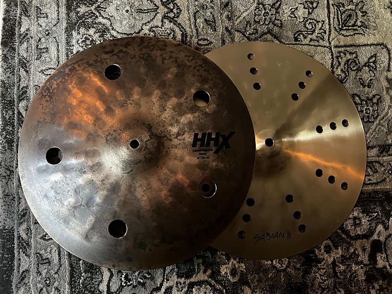 Sabian 14" HHX Compression Hats 11402XNCH | Reverb