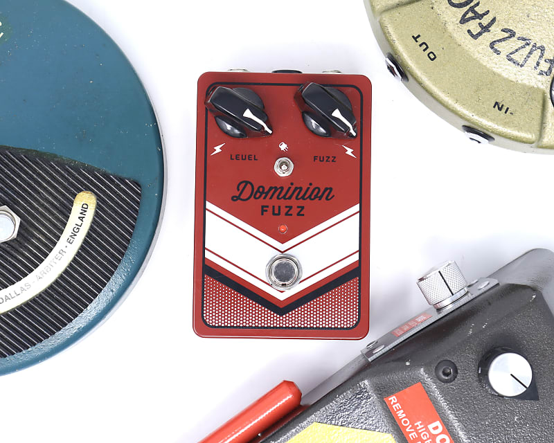 Dominion Electric Dual Fuzz Face 2023 - Red | Reverb