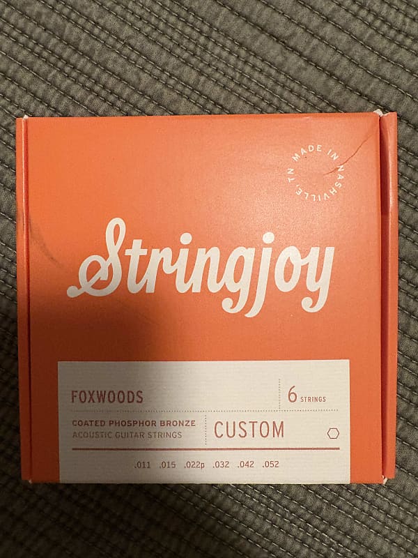 Stringjoy Foxwoods 2024 - Coated Phoshpor Broze | Reverb