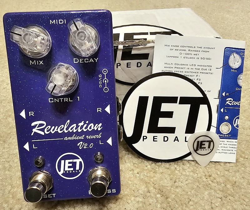 Jet Revelation 2.0 MIDI Ambient Space Reverb - Purple | Reverb UK