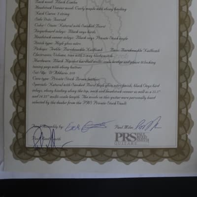 PRS Private Stock 7-string Multi-Scale | Reverb