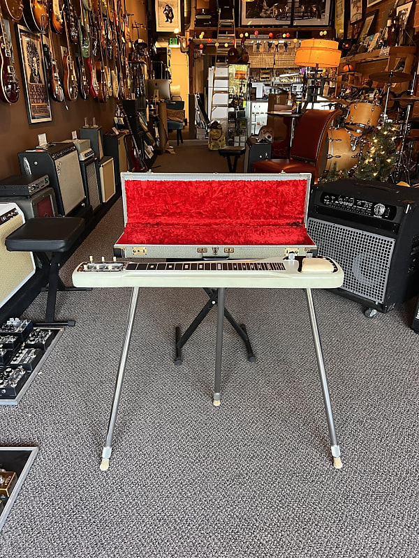 1950's Fender Forest White Model 6-String Lap Steel Guitar | Reverb