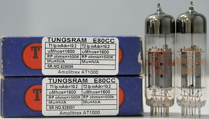 1MP E80CC 6085 Tungsram Top O Getter Made in Hungary | Reverb