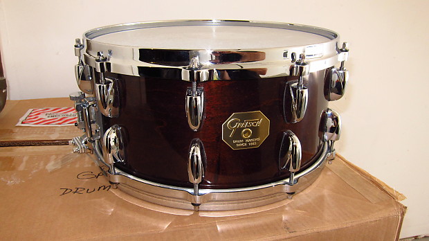 Gretsch USA Custom Snare Drum 2010 Dark Walnut Gloss | Reverb