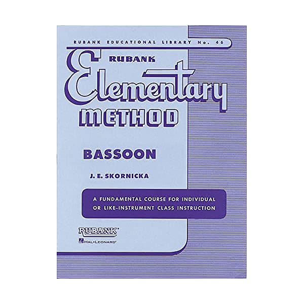 Rubank Elementary Method - Bassoon Joseph E. Skornicka | Reverb
