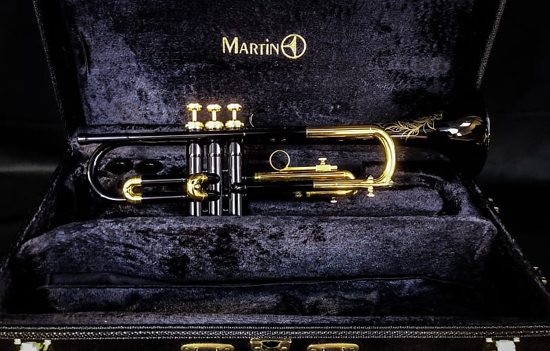 Martin Committee Black and Gold Trumpet | Reverb