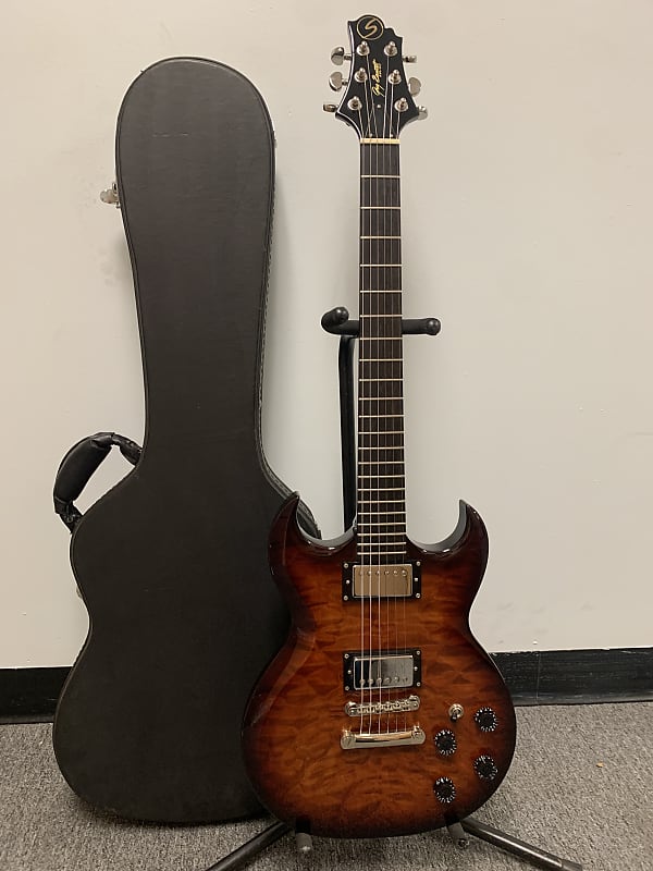 Samick Torino USA Custom Shop Electric Guitar Tobacco | Reverb