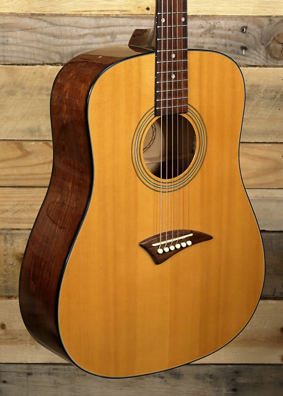 Dean AK48 Acoustic Guitar Natural w/ Case "Good Condition" | Reverb