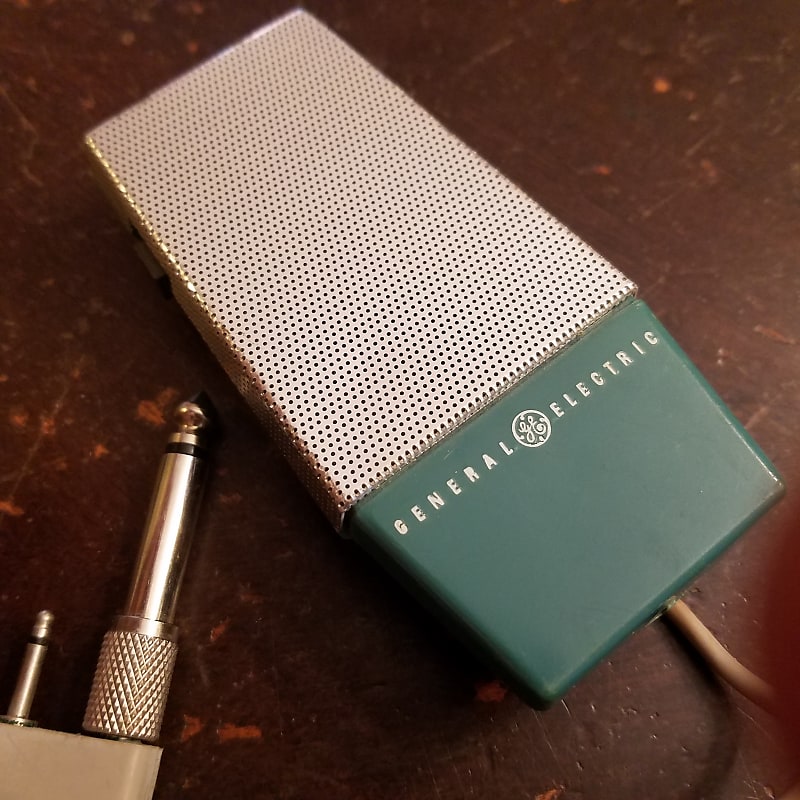 GE Green General Electric Dynamic Harp or desk Mic Mad Men | Reverb UK