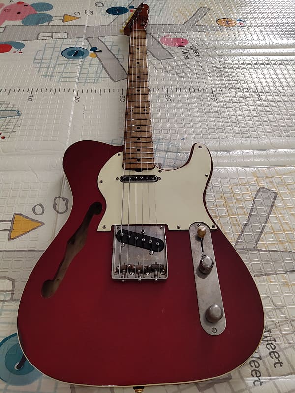 Palir Titan Thinline Telecaster Aged Red | Reverb Canada