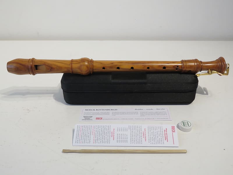 Moeck Rottenburgh 4308 Rosewood Alto Recorder with End Hole | Reverb
