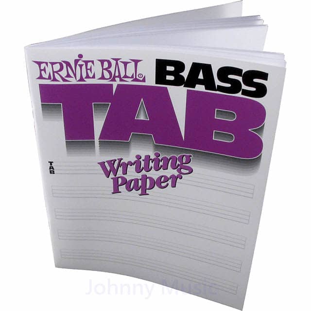 Bass Tab Writing Paper for Study, Practice, Composition - | Reverb UK