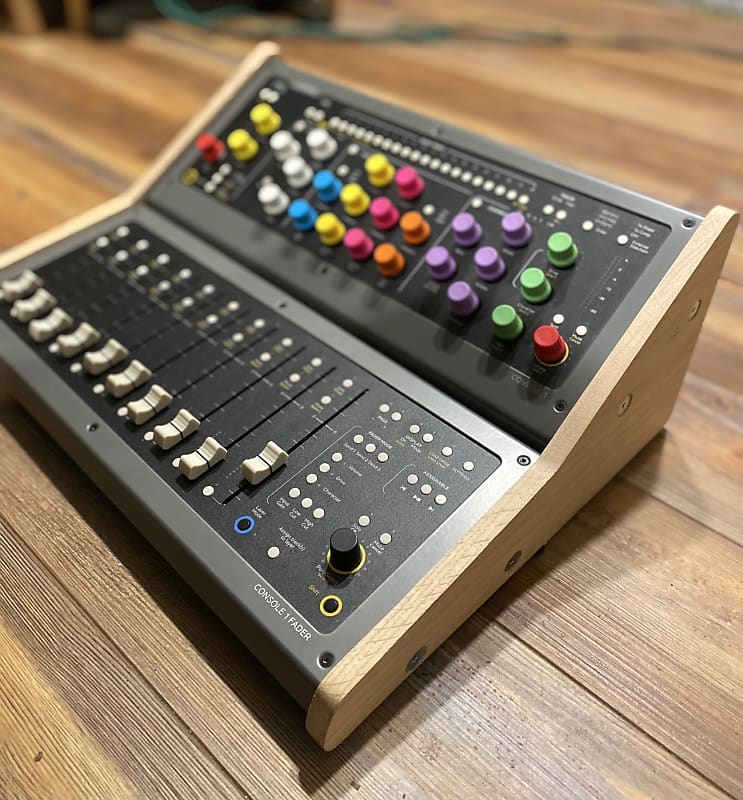 Softube Console 1 and Fader with Wood Stand | Reverb