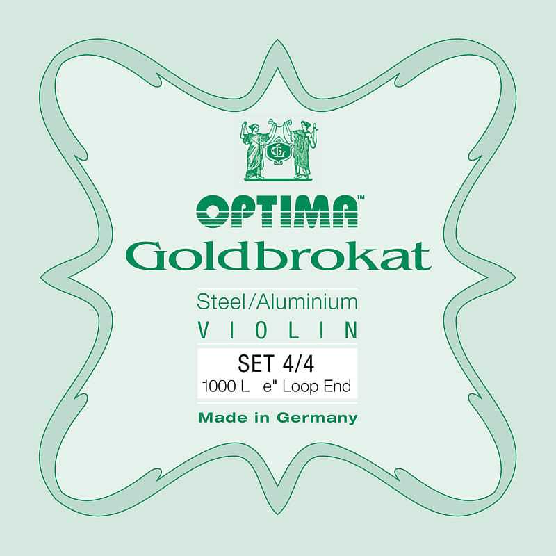Optima Goldbrokat Violin Strings; 4/4 loop end | Reverb