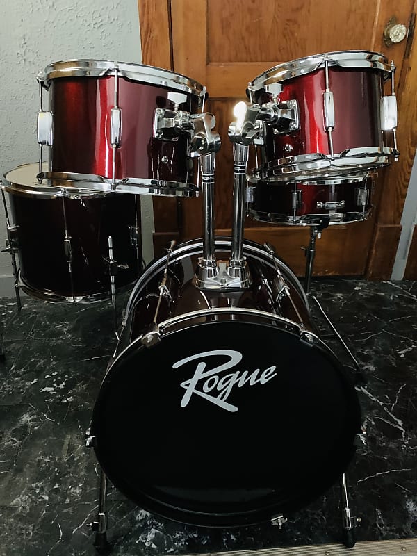 Rogue Drum Set 18/10/12/14/13 Wine Red | Reverb