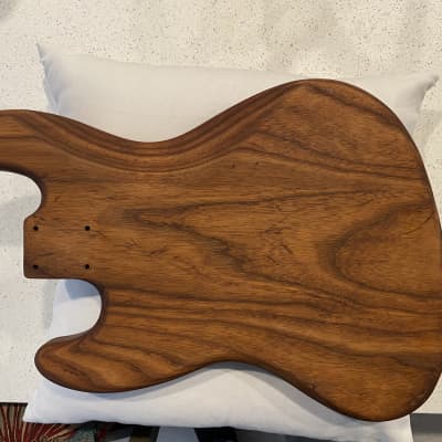 Warmoth Jazz Bass Loaded Body - Roasted Swamp Ash LIGHT | Reverb