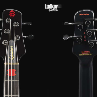 Spector Euro 5 LX Alex Webster Solid Black Cannibal Corpse | Reverb