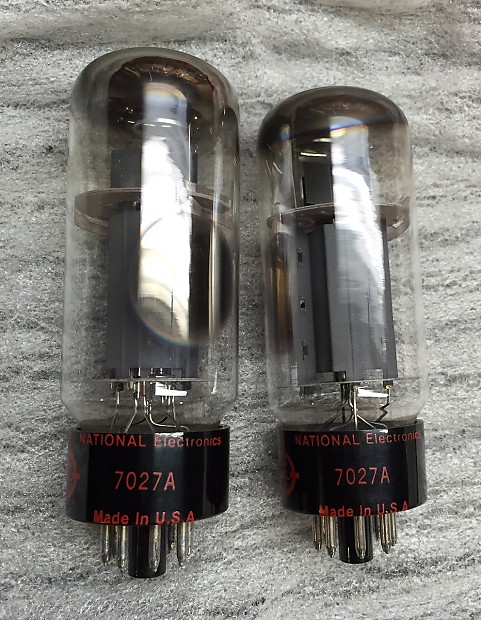 National 7027A Power Tubes New Old Stock, NOS in the box | Reverb