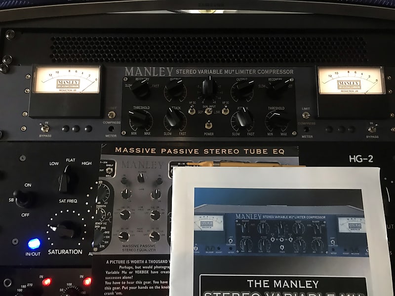 Manley Labs Variable MU Stereo Tube Compressor Limiter with | Reverb