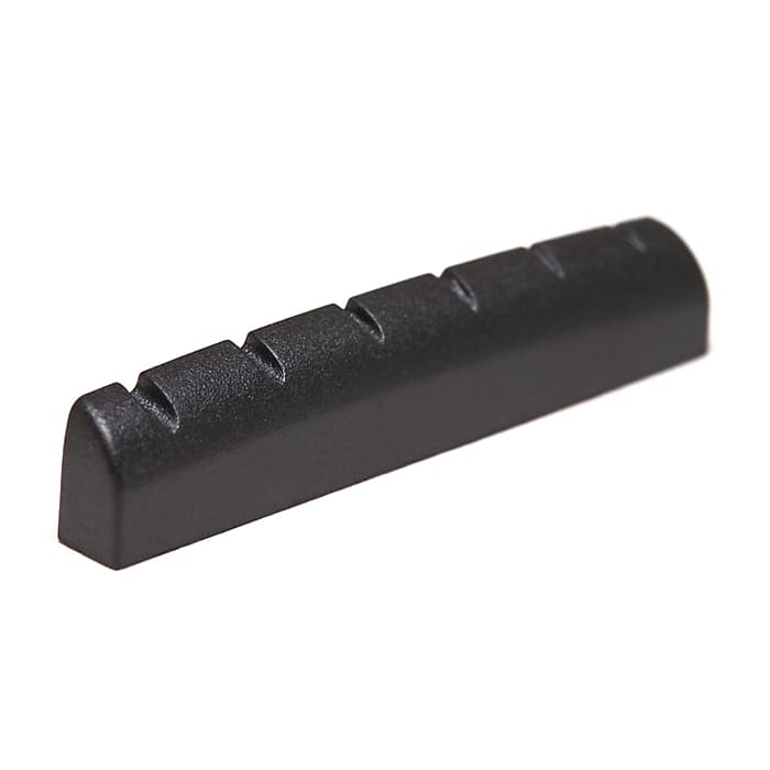 Genuine Graph Tech Black TUSQ XL Slotted 1 23/32 - Lefty | Reverb