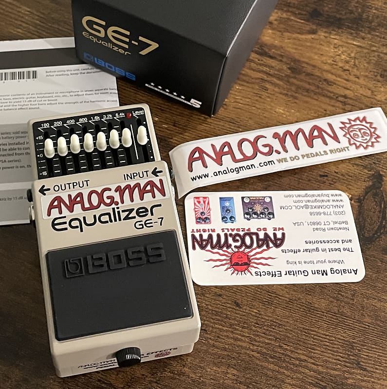 Analogman Boss GE-7 Equalizer EQ Mod | Reverb